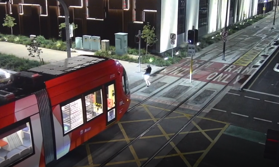 Warning Around Newcastle Light Rail Safety, Footage Released of Near ...