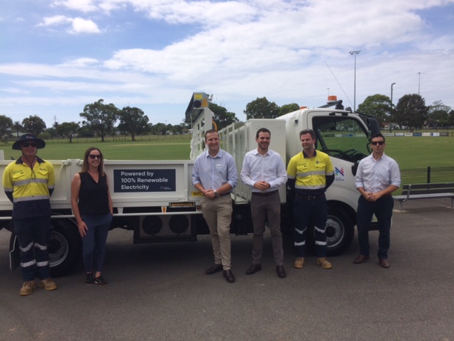 Newcastle council unveils new truck in electric fleet - 2NURFM